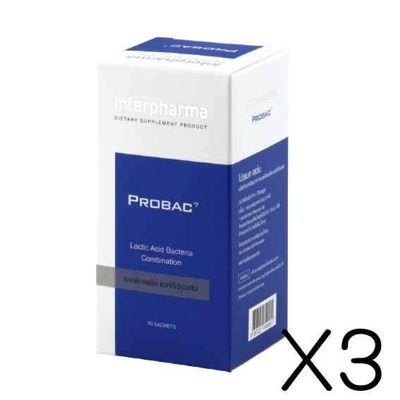Probac7 30ซอง โปรไบโอติก จุลินทรีย์มีประโยชน์ 6 ชนิด เพื่อสุขภาพที่ดีกว่า เข้มข้นกว่าเดิม ...