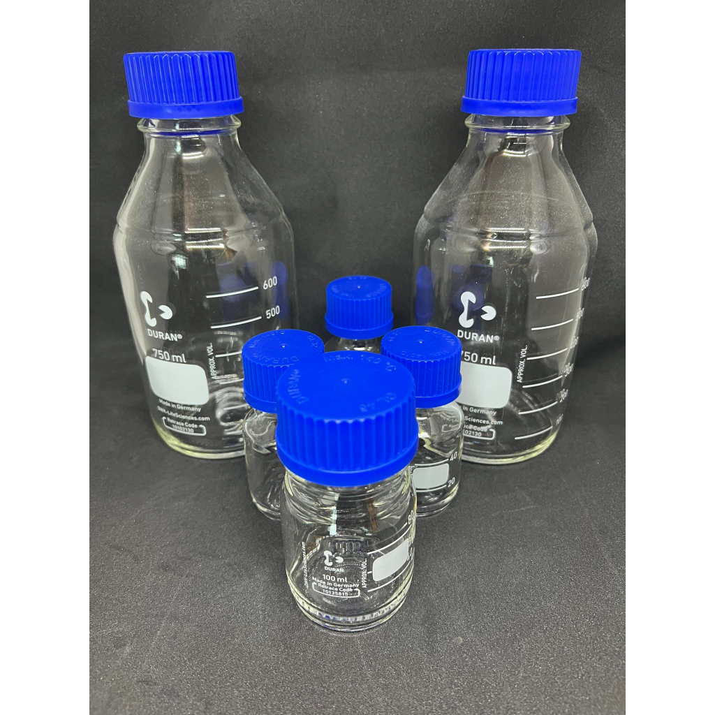 ขวดใส่สารเคมี Duran สีใส Laboratory bottle ขวดดูแรน | Shopee Thailand