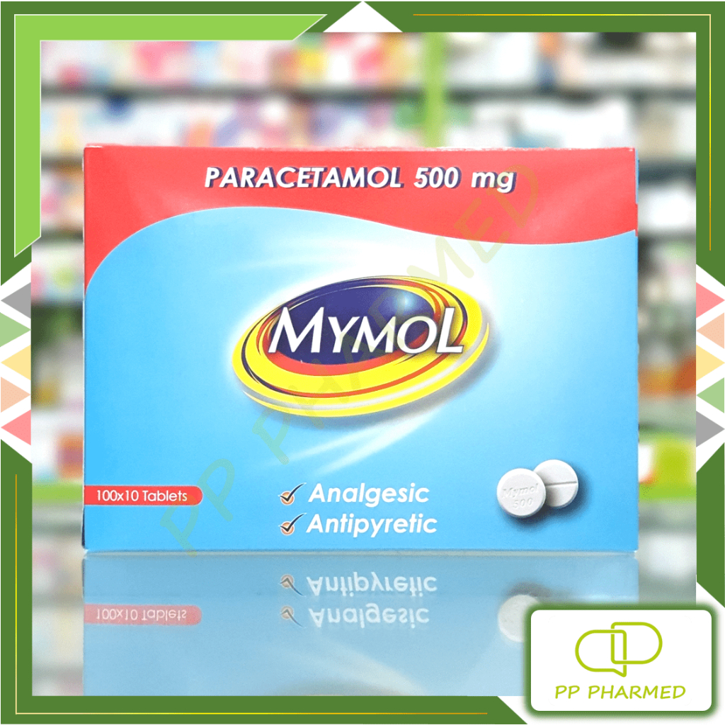 Mymol Paracetamol 500mg มายมอล พาราเซตามอล กล่อง100แผง | Shopee Thailand
