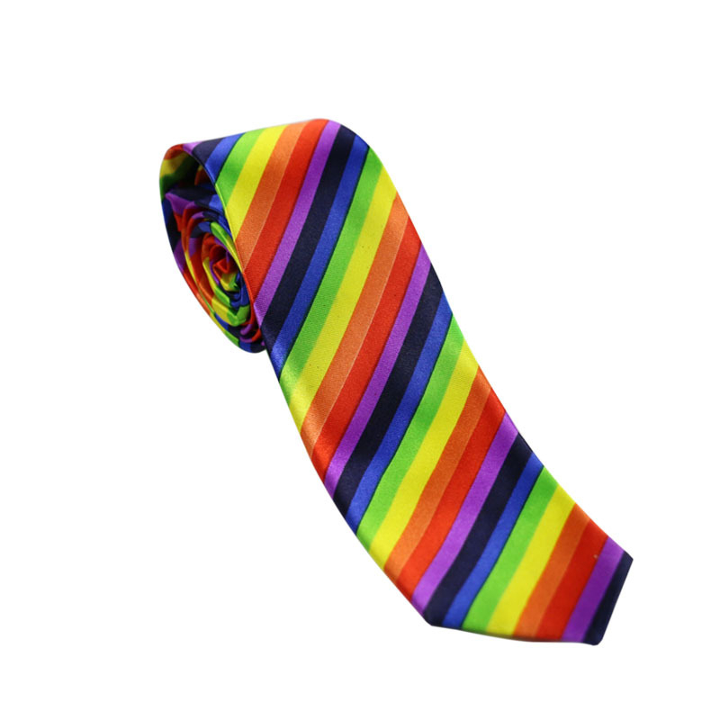สายเอี๊ยม เนคไท หูกระต่าย โบว์ สายรัดกางเกง ยางยืด สีรุ้ง Rainbow LGBT ...