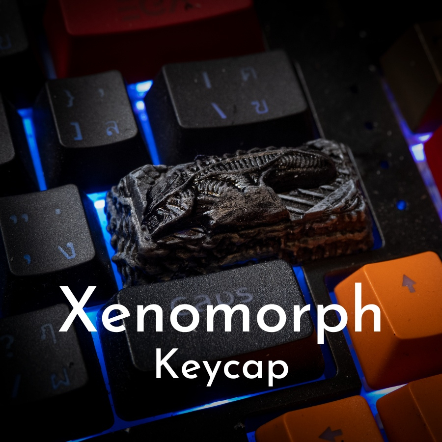 ส่งฟรี Artisan keycap alien xenomorph | Shopee Thailand