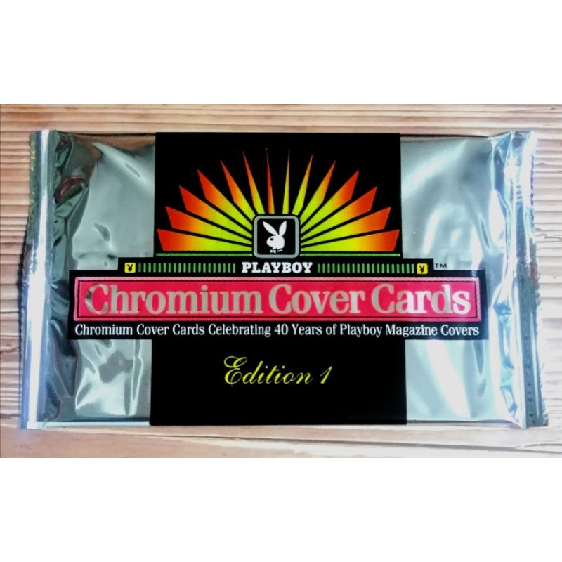 (Sealed Pack) PLAYBOY CHROMIUM COVER CARDS EDITION 1 | Shopee Thailand