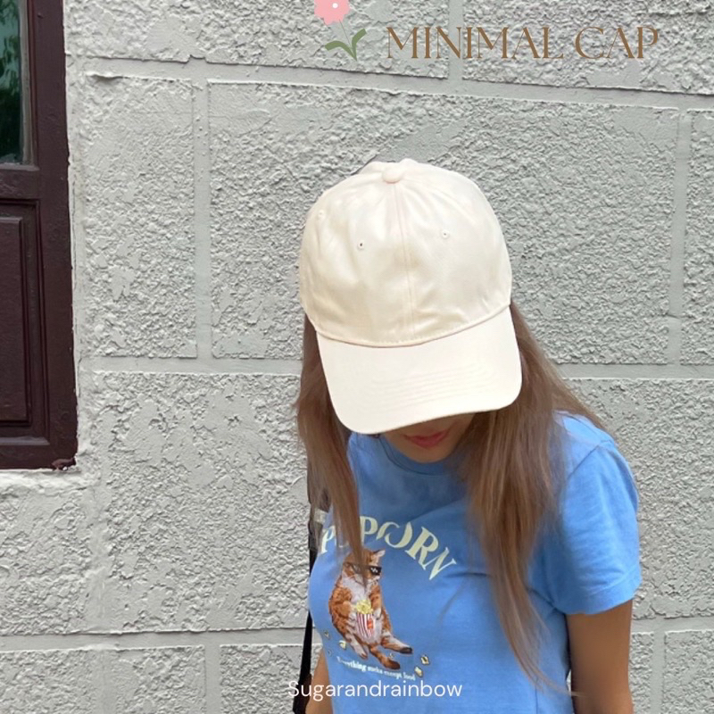 🤎🖤minimal cap หมวกแก๊ปสุดคลาสสิก | Shopee Thailand