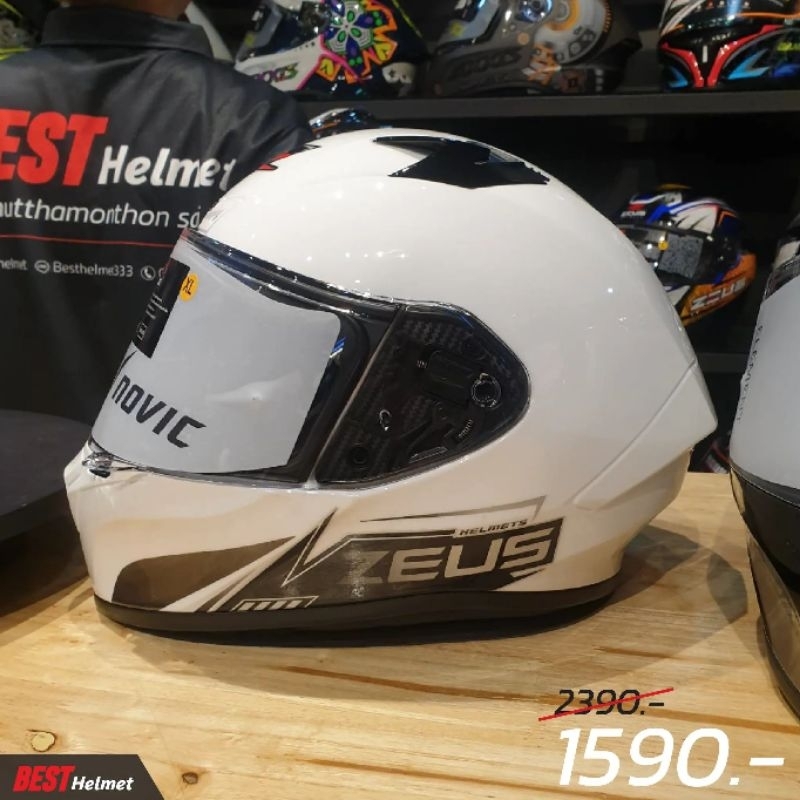 ZEUS Helmet รุ่น ZS-826 BK19 สีพื้น | Shopee Thailand