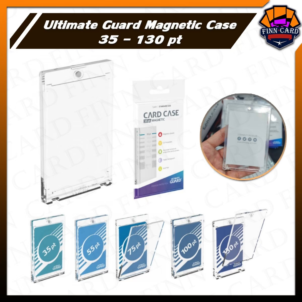 【FINNCARD】Ultimate Guard Magnetic Case magnet สำหรับใส่การ์ด 35pt/55pt/75pt/100ptและ130pt ยี่ห้อ ...