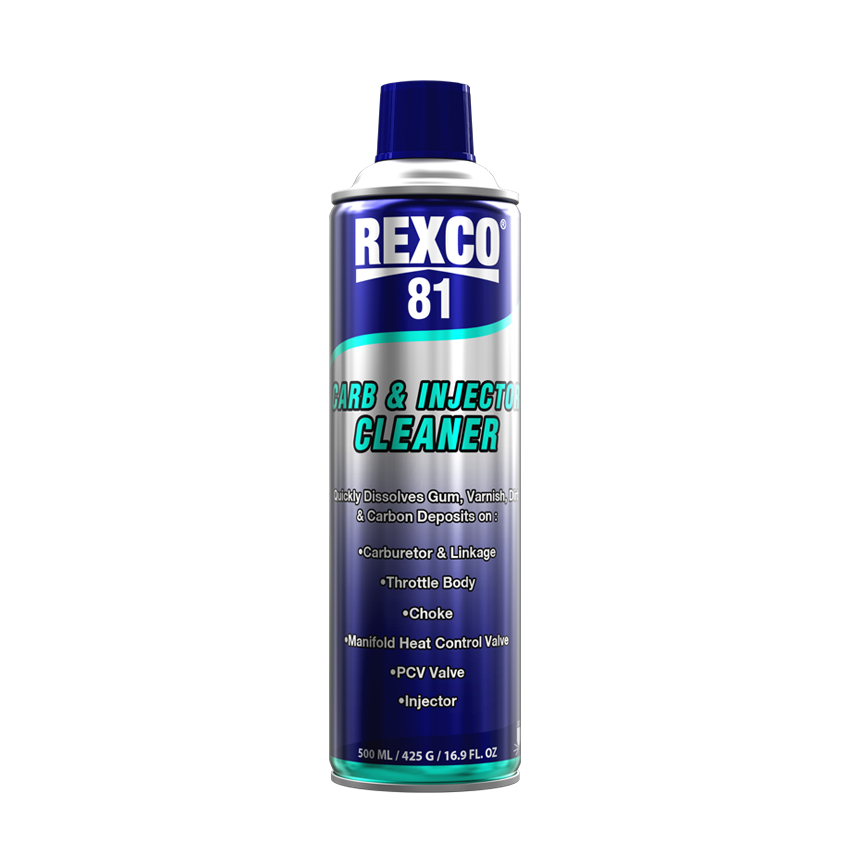REXCO 81 CARB & INJECTOR CLEANER 300 ML/ 225 G/ 10.1 FL OZ สเปรย์ทำความ ...