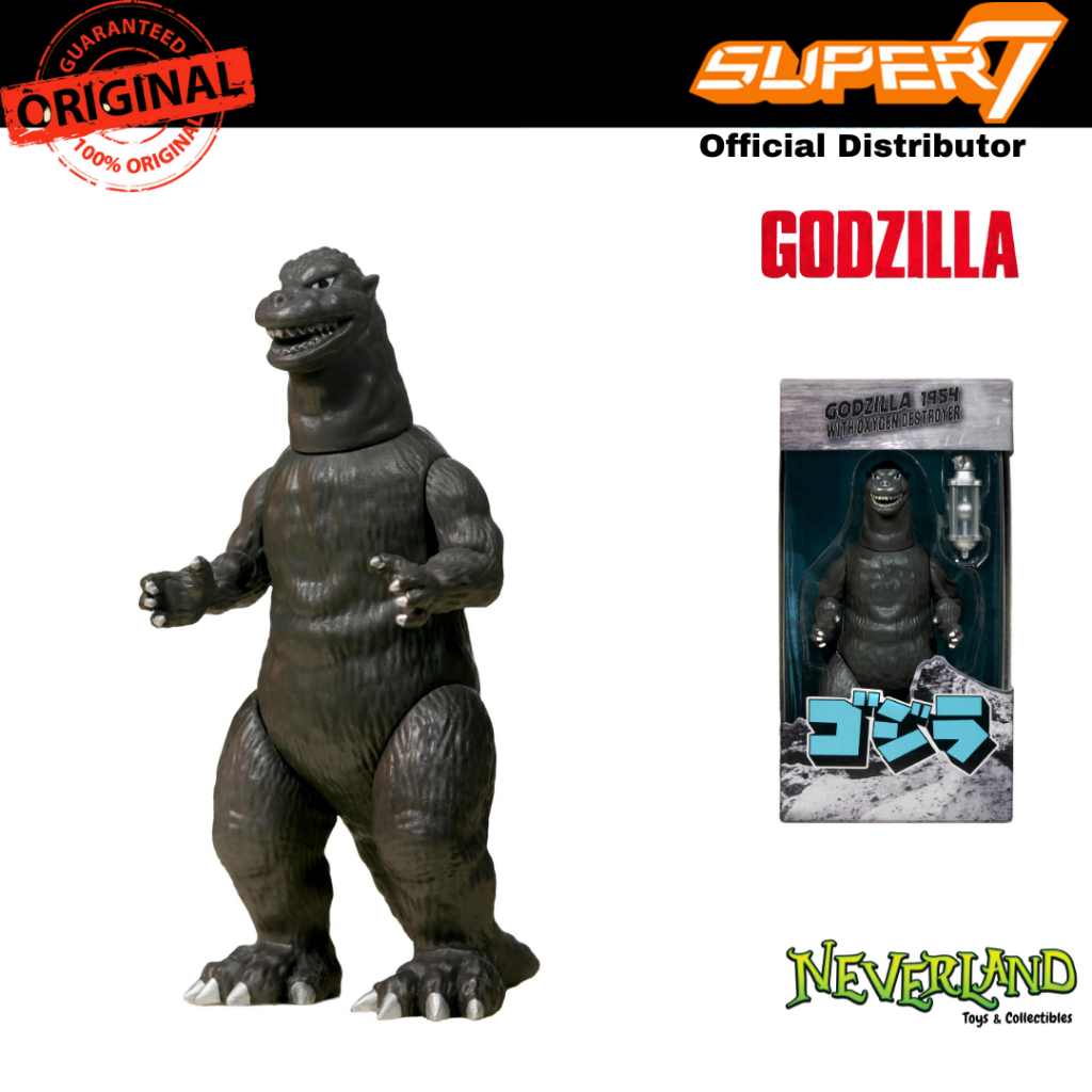 Super7 Godzilla 1954 Silver Screen Toho Reaction Figure | Shopee Thailand