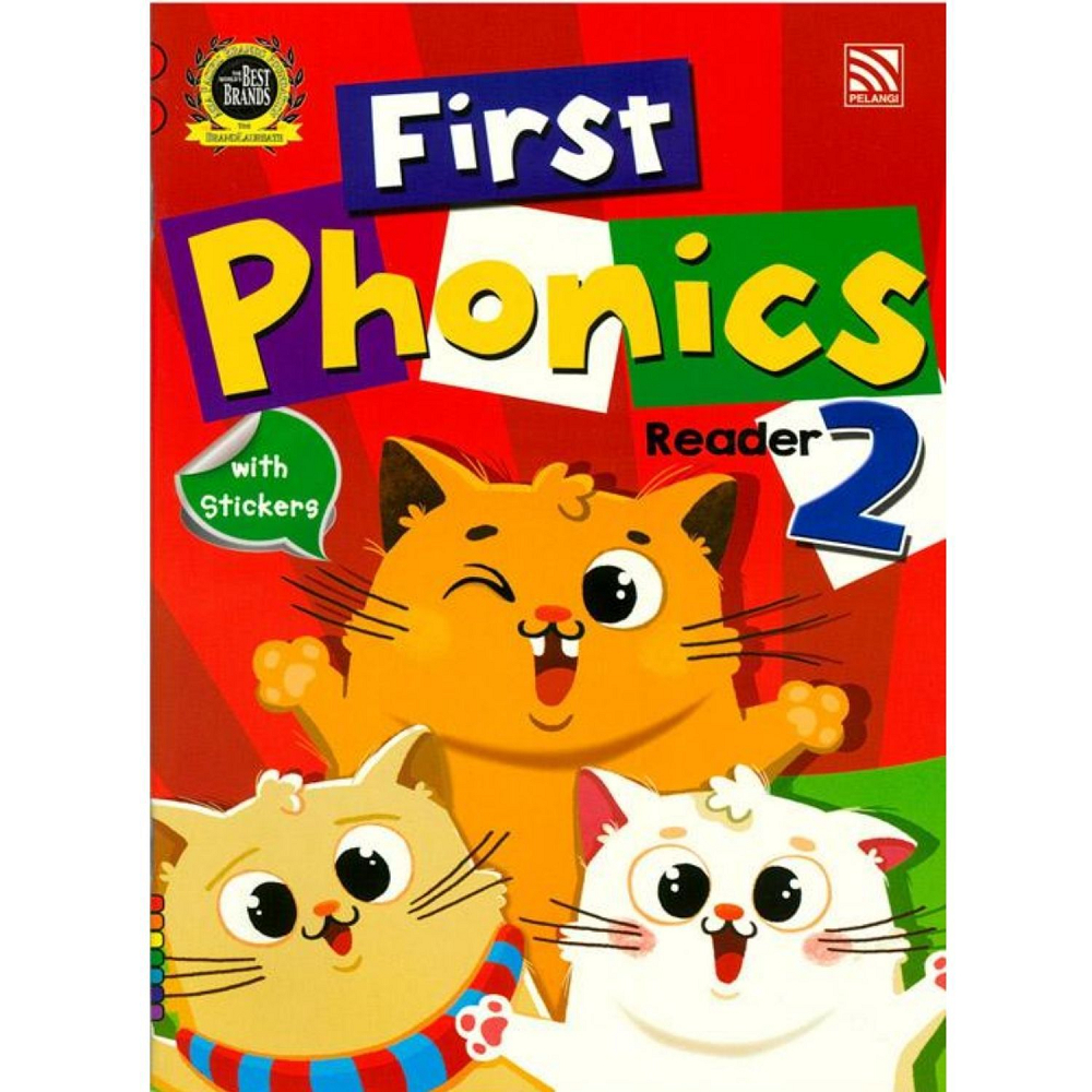^NANMEEBOOKS หนังสือ FIRST PHONICS - READER 2 ( W.STICKER) เพอลังอิ ...