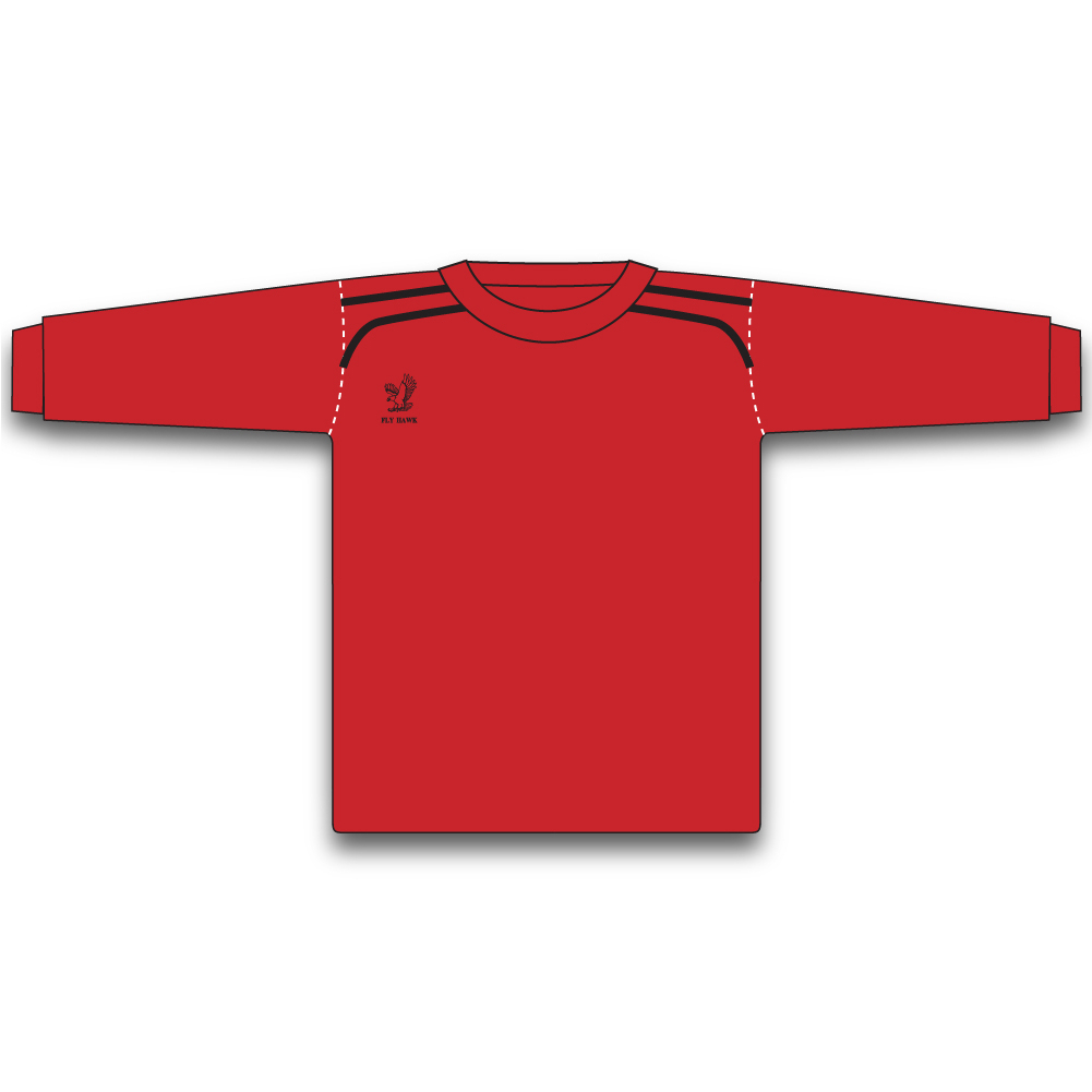 เสื้อฟุตบอลแขนยาว เสื้อฟุตบอลฟลายฮ็อค FLY HAWK รุ่น A972 ชุด 2 ของแท้ 100% | Shopee Thailand