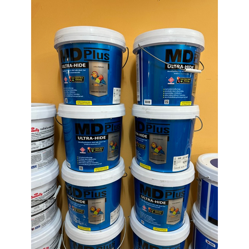 รองพื้นปูนใหม่และเก่า สูตรน้ำ สีขาว เอ็มดี พลัส อัลตร้า ไฮด์ เป็ดหงส์ ทีโอเอ TOA MD Plus ขนาด 8. ...