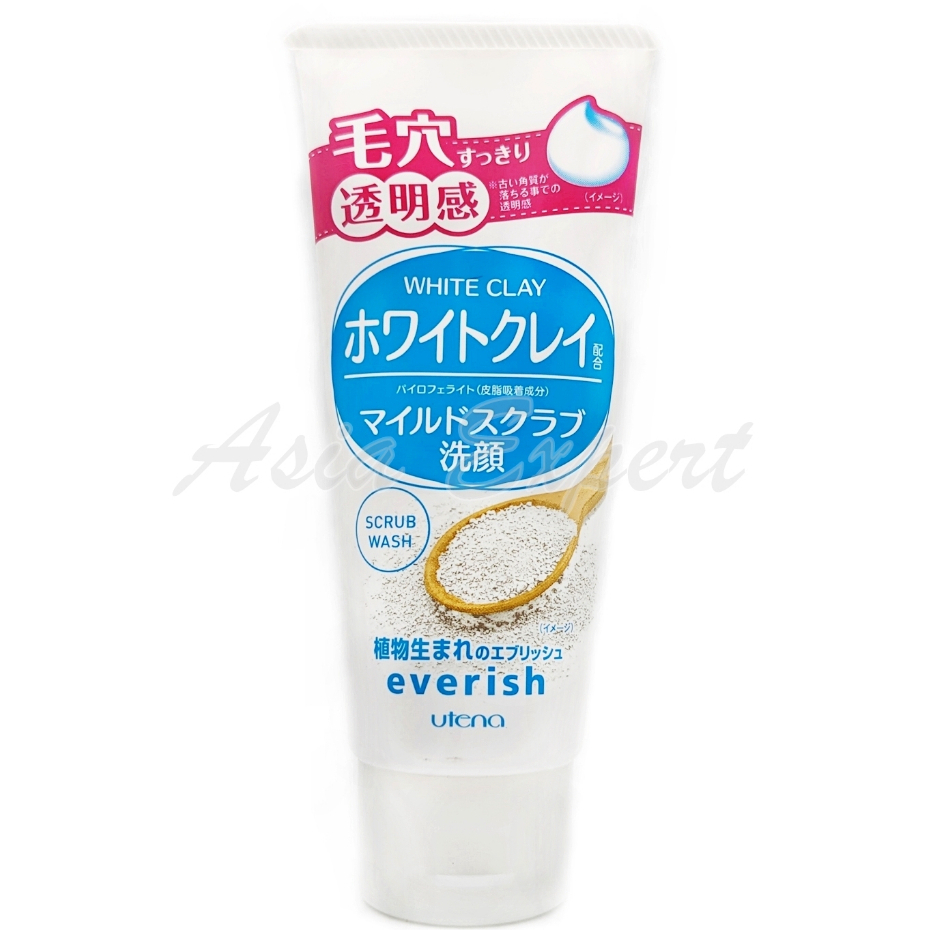 UTENA everish Scrub Wash 130g 4สูตร โฟมล้างหน้าเนื้อสครับ เอเวอร์ริช ...