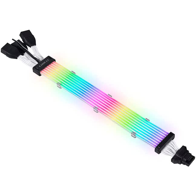 Lian Li Strimer V2 ARGB 3x8-Pin to 12+4-Pin 12VHPWR (PW168-8PV2) For ...