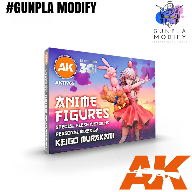 AK INTERACTIVE 3G ชุดสี Anime Figures Special Flesh and Skins Personal ...