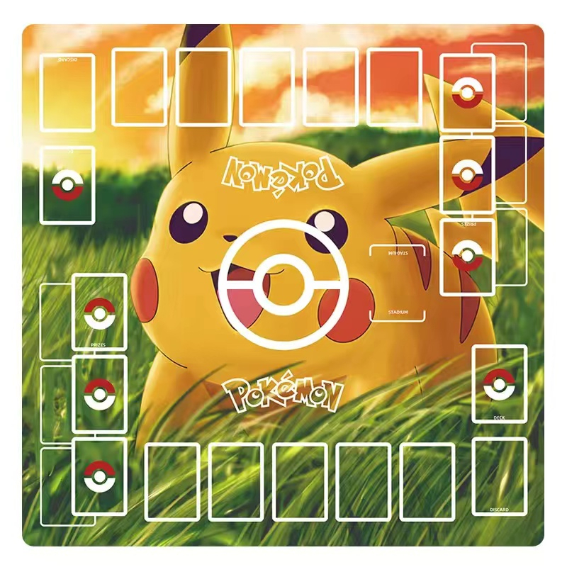 Playmat Pokemon Card Games สนามรบ Battle Pad แผ่นรองการ์ด Tcg แผ่นรอง ...