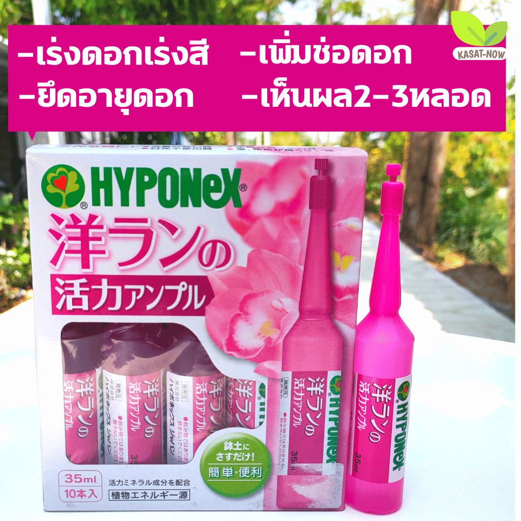 Hyponex ปุ๋ยปัก 1 หลอด แท้ บำรุงต้นไม้ สารให้ความสมบูรณ์แก่พืช Ampoule ปุ๋ยน้ำไฮโพเนกซ์ แอมเพิล ...