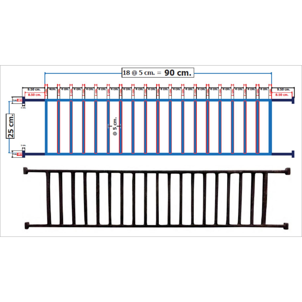 Curb Drainage Grating Scupper ตะแกรงดักขยะฝุ่นผงคันหินใบไม้ด้านข้างริม ...