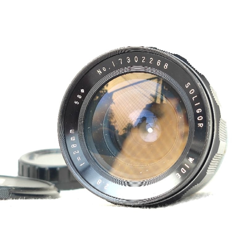 เลนส์มือหมุน ยี่ห้อ Soligor Wide-Auto 28mm f/2.8 Lens for Mount AR ...