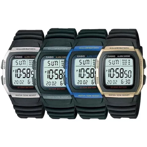 CASIO นาฬิิกาข้อมือผู้ชาย สายยาง Sport Digital รุ่น W-96H,W-96H-1A,W-96H-1B,W-96H-2A,W-96H-9A ...