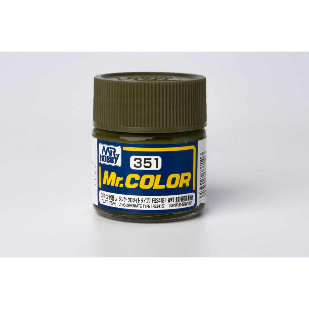 สีสูตรทินเนอร์ Mr.color 351 Zinc Chromate I FS34151 | Shopee Thailand