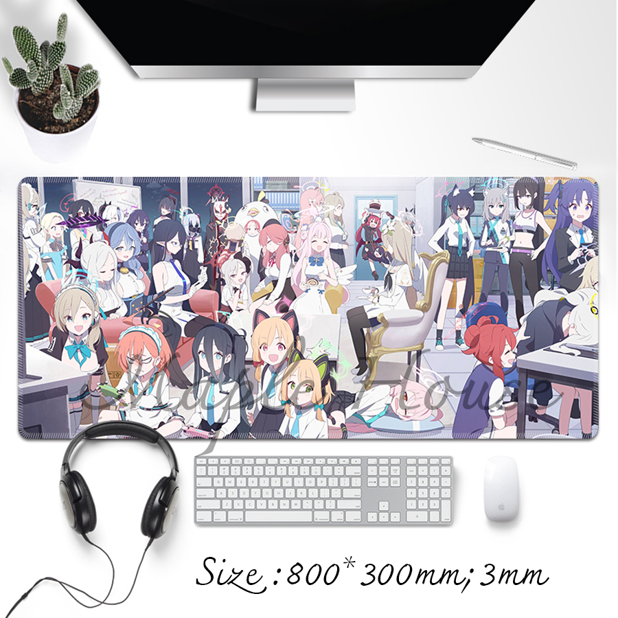 แผ่นรองเมาส์(Mouse pad) blue archive[800×300/3mm] | Shopee Thailand
