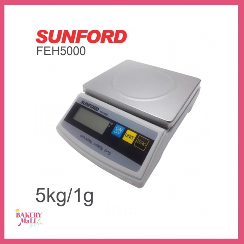 SUNFORD เครื่องชั่งดิจิตอล SF-FEH5000 (5กก.) | Shopee Thailand