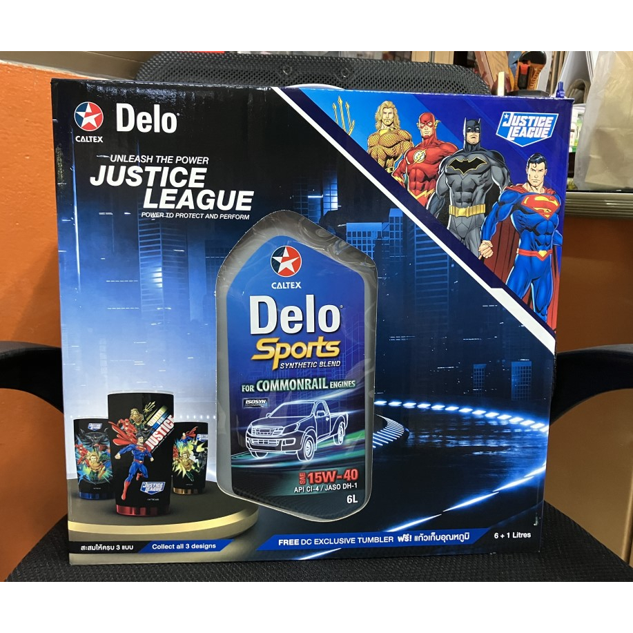 CALTEX Delo® Sports Synthetic Blend กึ่งสังเคราะห์ API CI-4 15W-40 ขนาด ...