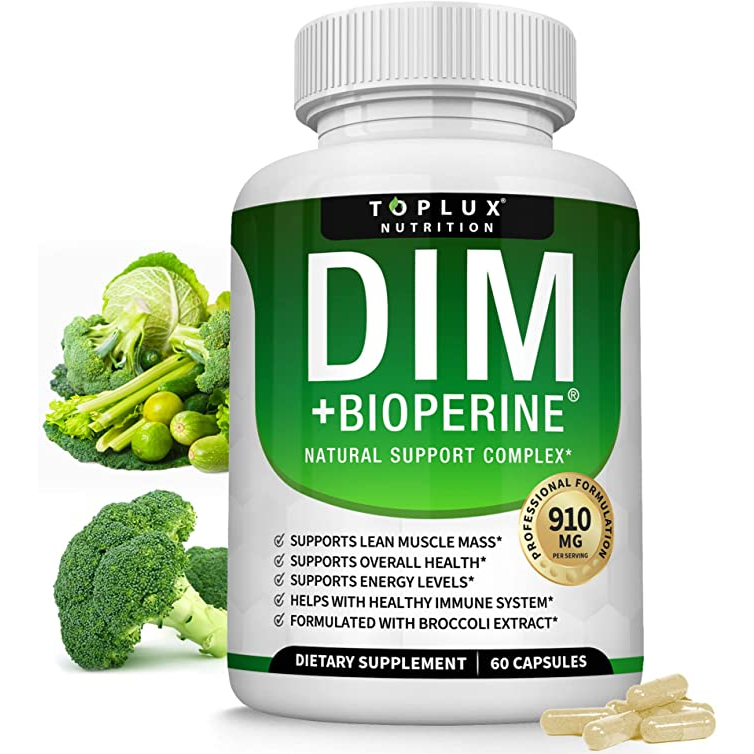 Toplux Dim Supplement 910 mg Plus BioPerine Complex 60 capsules ปรับ ...