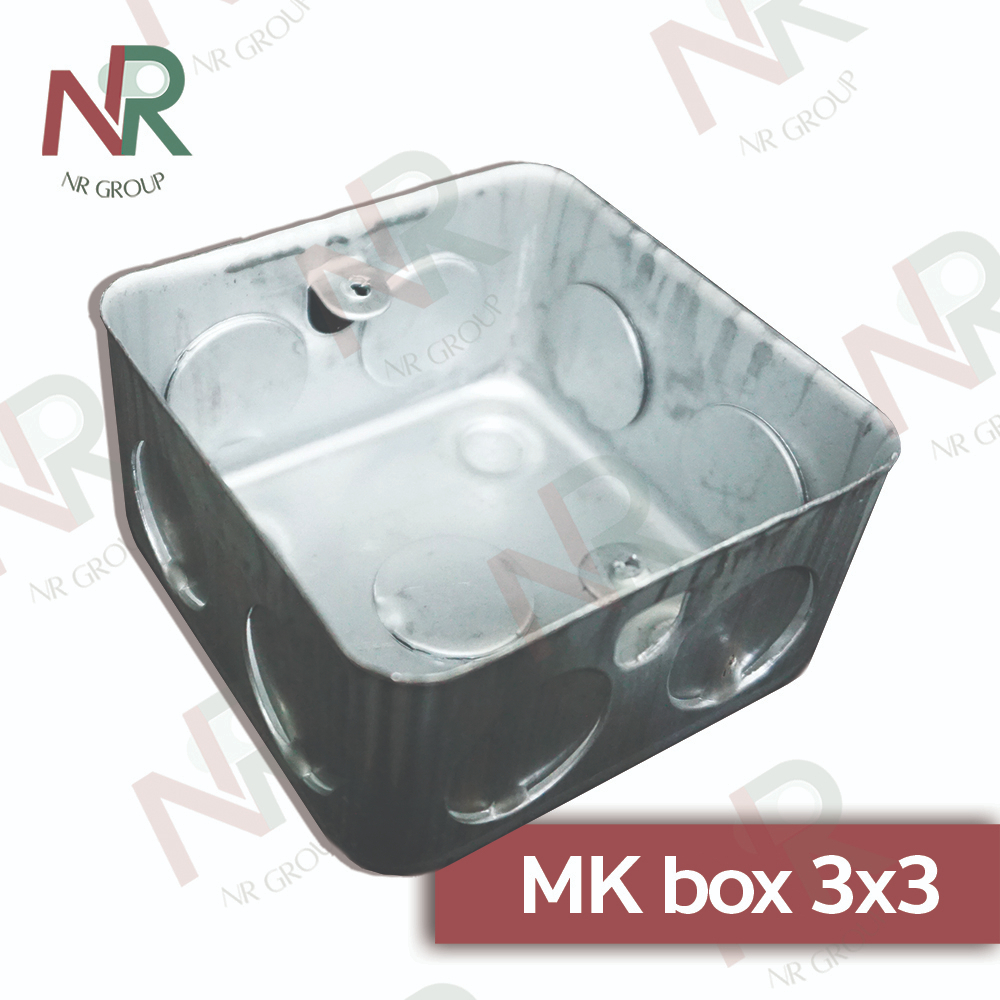 MK box เอมเคบ๊อกซ์ บ๊อกซ์ฝัง ขนาด 3x3" บ๊อกซ์เหล็ก บล็อคฝัง กล่องไฟฝัง | Shopee Thailand