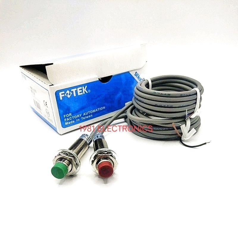 PM12-04N PM12-04P PROXIMITY SENSOR FOTEK M12 ระยะจับ 4มิล NPN และ PNP ...