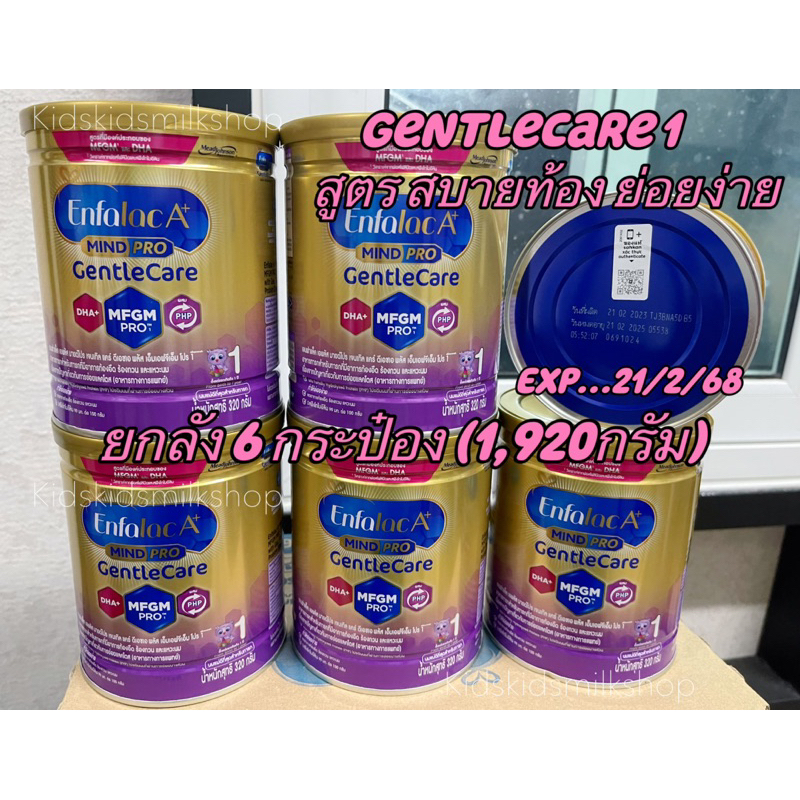 Enfa Gentlecare1 ยกลัง 6 กระป๋อง ขนาด 320 กรัม exp..21/2/68 | Shopee ...
