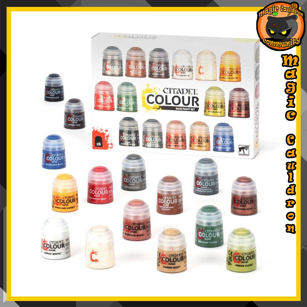 Citadel Colour Base Paint Set | Shopee Thailand