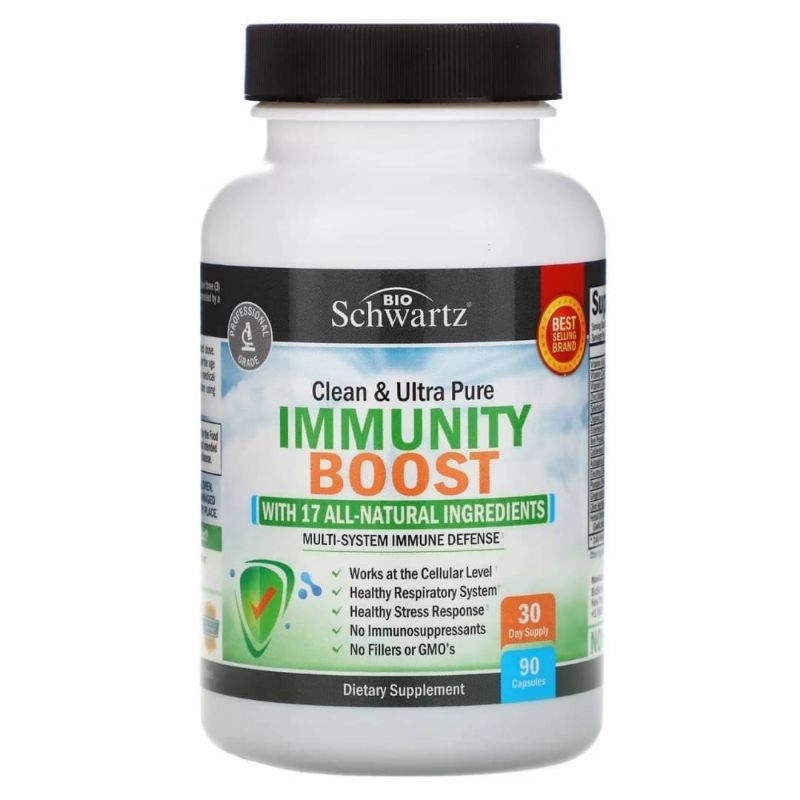 Bio Schwartz Immune Support Supplement with Vitamin A E C 1000mg Zinc ...