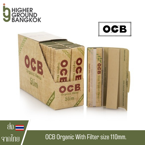 [ของแท้ 100%] กระดาษโรล OCB Organic Rolling Paper + Filter tips ขนาด ...