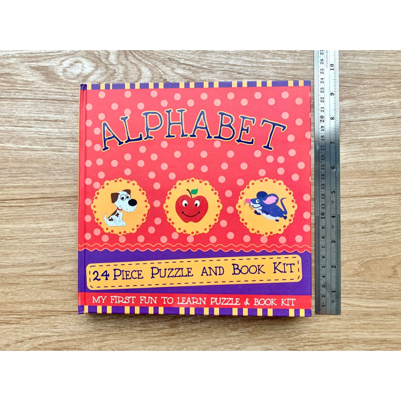 หนังสือกิจกรรม Alphabet : 24 Piece Jigsaw and Book Kit | Shopee Thailand