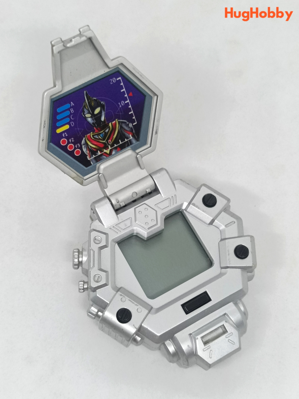 [งานอะไหล่] Bandai Ultraman Gaia DX XIG Navi Communicator Watch เครื่องเปิดติด แต่ไม่มีฝาหลัง ...
