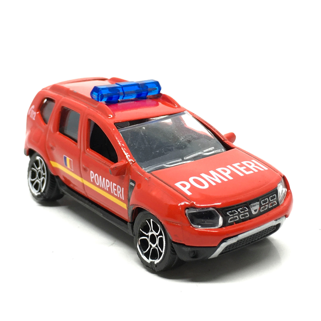 รถเหล็กมาจอเร็ต Majorette Dacia Duster Pompieri 112 Romania สีแดง ขนาด ...