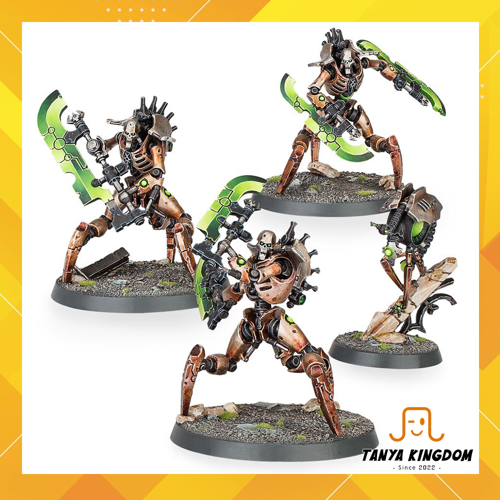 Warhammer 40k - 3x Skorpekh Destroyers with 1x Canoptek Plasmacyte ...