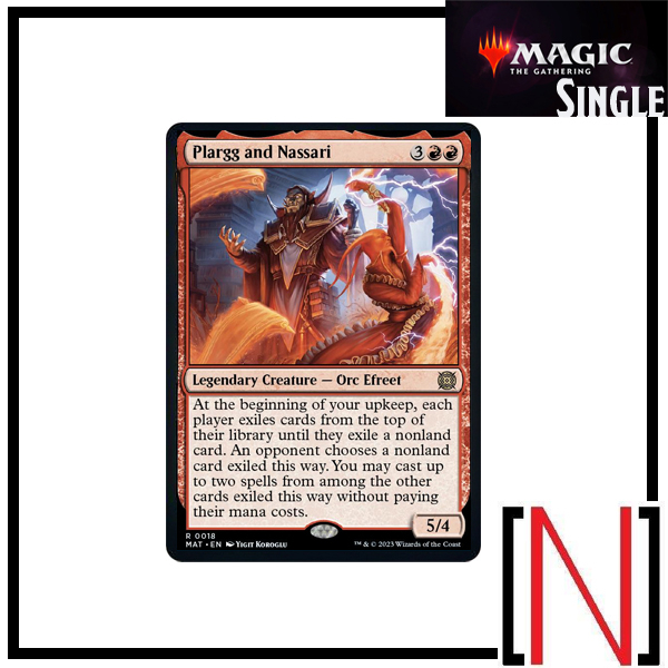 [MTG][Single][MAT] Plargg and Nassari ระดับ Rare [ภาษาอังกฤษ] | Shopee ...