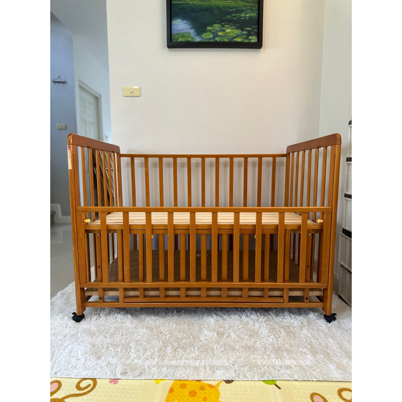 เตียงไม้เด็ก เตียงเด็ก katoji แบรนด์ญี่ปุ่นงานพร้อมกล่อง เตียง2ชั้น ...