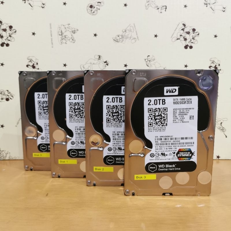 HDD WD Black WD2003FZEX 2TB อายุ 31 ชั่วโมง | Shopee Thailand