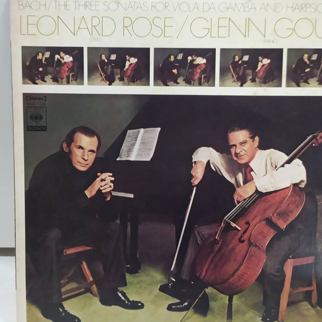 1LP Vinyl Records แผ่นเสียงไวนิล LEONARD ROSE/GLENN GOULD (J14B152 ...