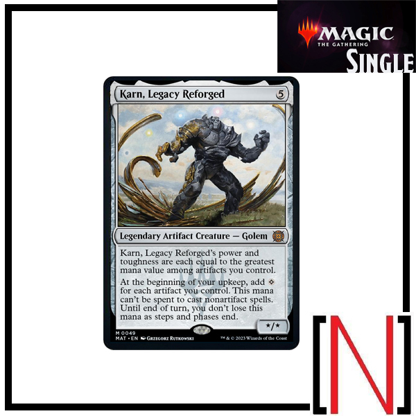 [MTG][Single][MAT] Karn, Legacy Reforged ระดับ Mythic [ภาษาอังกฤษ ...