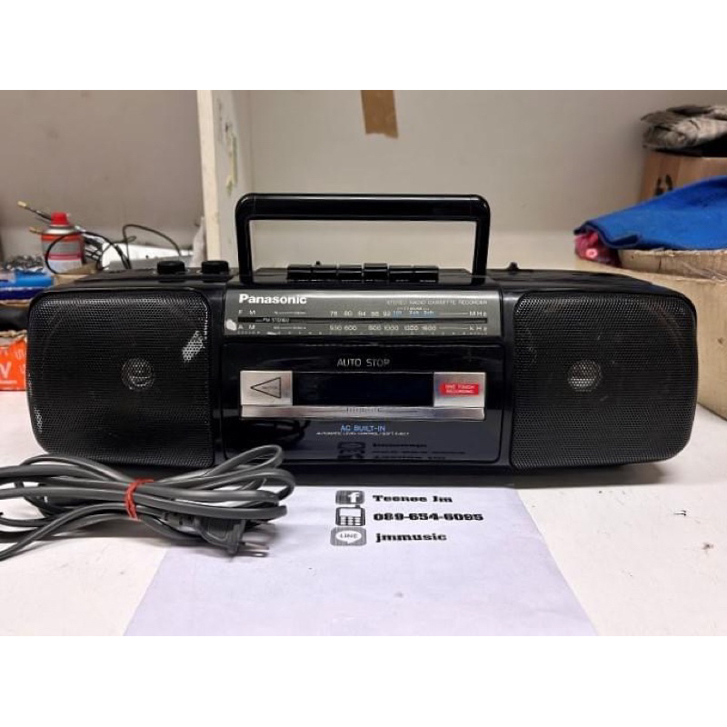 Panasonic RX-FS400 [220V] เครื่องเล่นเทป+วิทยุหูหิ้วใช้งานเต็มระบบ [ฟรี ...
