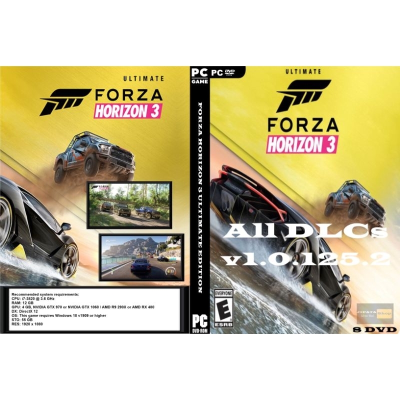 แผ่นเกมส์ PC Forza Horizon 3 (8DVD) | Shopee Thailand