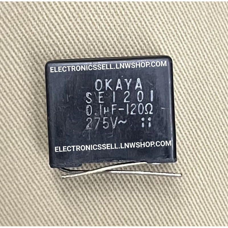 0.1UF-120R 275V รุ่น SE1201 0.1UF+120R คาปาซิเตอร์ 0.1UF-120 ohm ยี่ห้อ ...