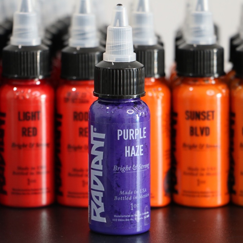 สีสัก RADIANT INK เเท้100000% ขนาด 1 Oz./หมึกสัก/Tattoo/ | Shopee Thailand