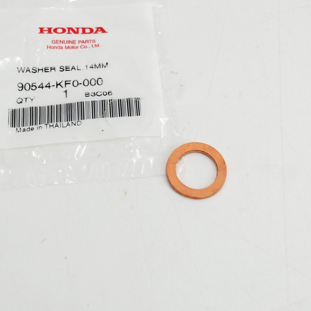 แหวนรองกันรั่ว 14มิล (ทองแดง) แท้ศูนย์ฮอนด้า ราคา/1ชิ้น 90544-KF0-000 ...