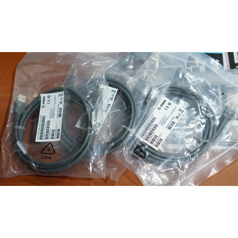 ZEBRA USB CABLE Barcode Scanner สาย USB สำหรับเครื่องอ่านบาร์โค้ด (PN ...