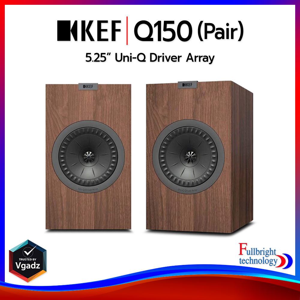 KEF Q150 (PAIR) Bookshelf Speaker ลําโพงบุ๊คเชลล์ ขนาด 5.25 นิ้ว รับประกันศูนย์ไทย 1 ปี (ราคาต่อ ...