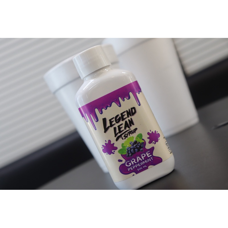 Legend Lean 100ml (องุ่น&หมาก)แถมสติ๊กเกอร์ทุกออเดอร์ | Shopee Thailand